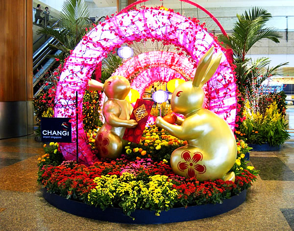 Changi Airport kicks off Chinese New Year celebrations : Moodie Davitt ...