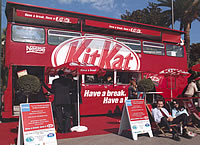 All aboard the Nestlé Kit Kat bus - 17/10/05 : Moodie Davitt Report