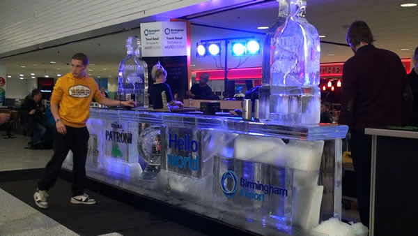 Patrón Spirits' Ice Bar promotion at Birmingham Airport in pictures ...
