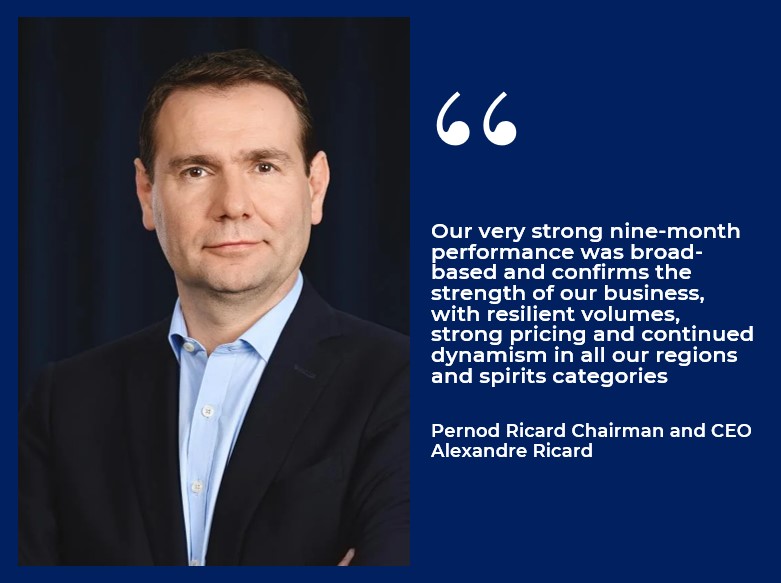 Resurgent +33% global travel business stars in Pernod Ricard’s 9-month results : Moodie Davitt ...