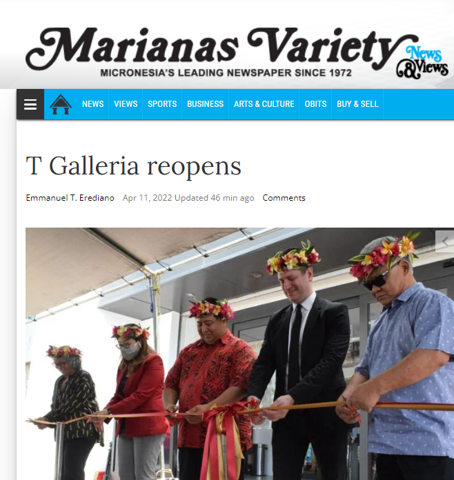 “Biba DFS, Biba (long live) Saipan” – Landmark day as T Galleria by DFS ...