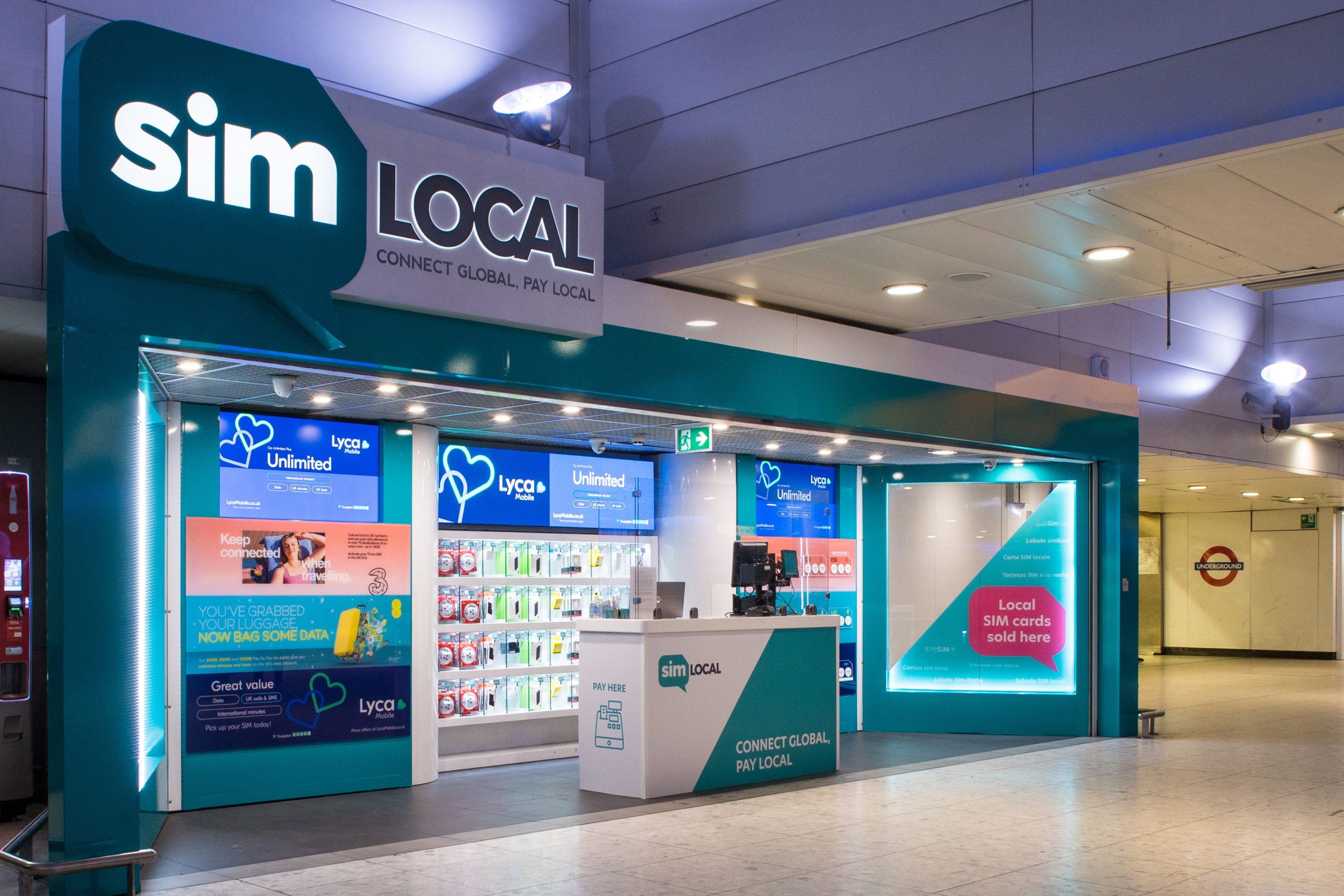 Sim Local unveils new design for stores at Heathrow Airport : Moodie ...