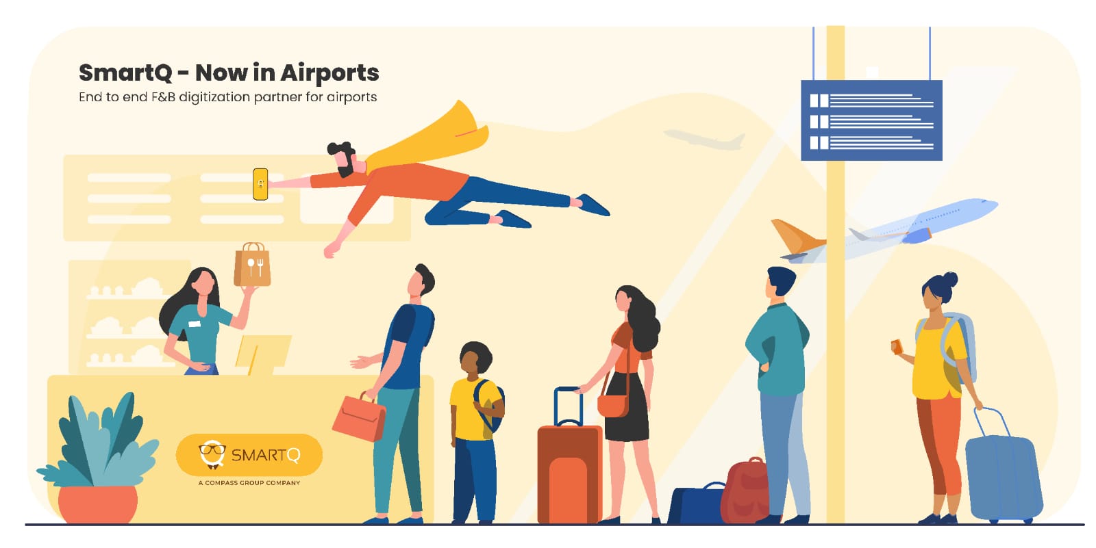 SmartQ announces entry into the airport mobile food ordering sector ...