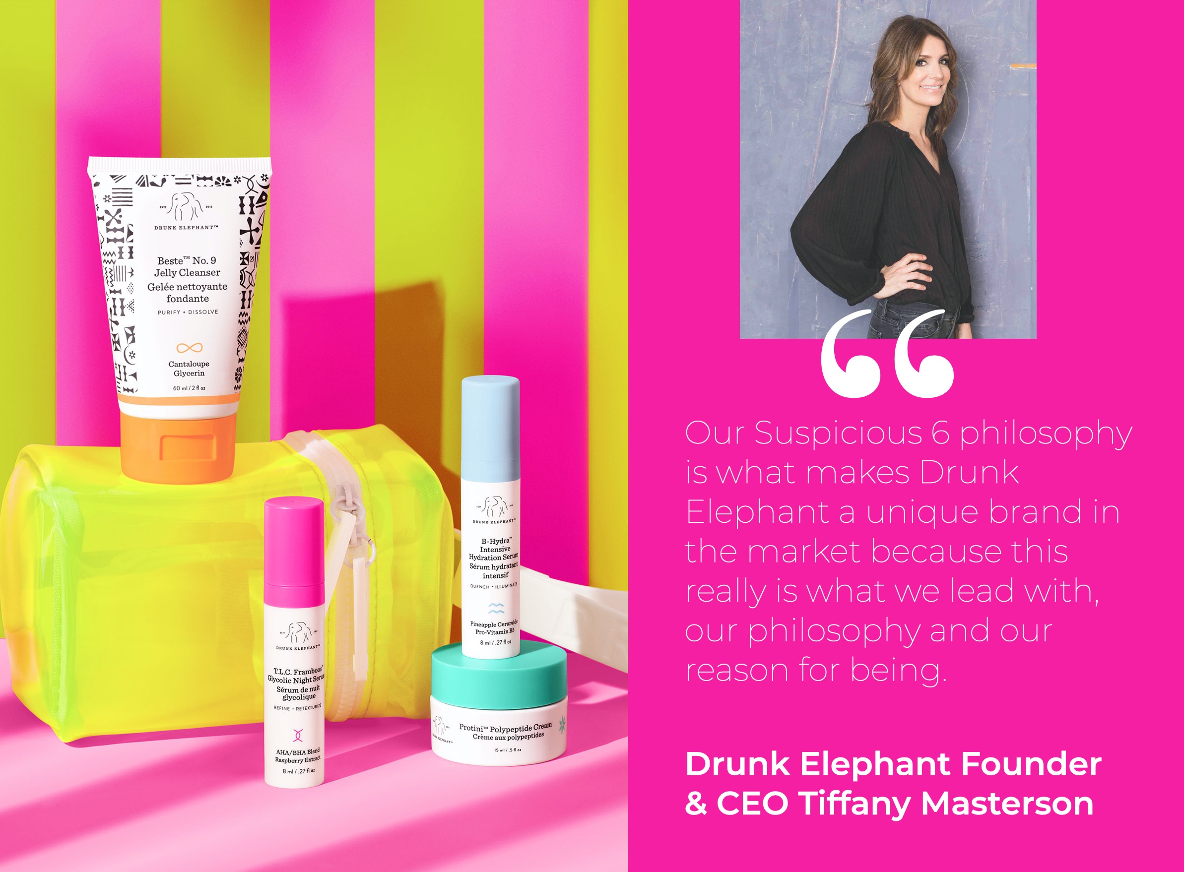 Tiffany Masterson: Bringing the Drunk Elephant Difference to the travel ...