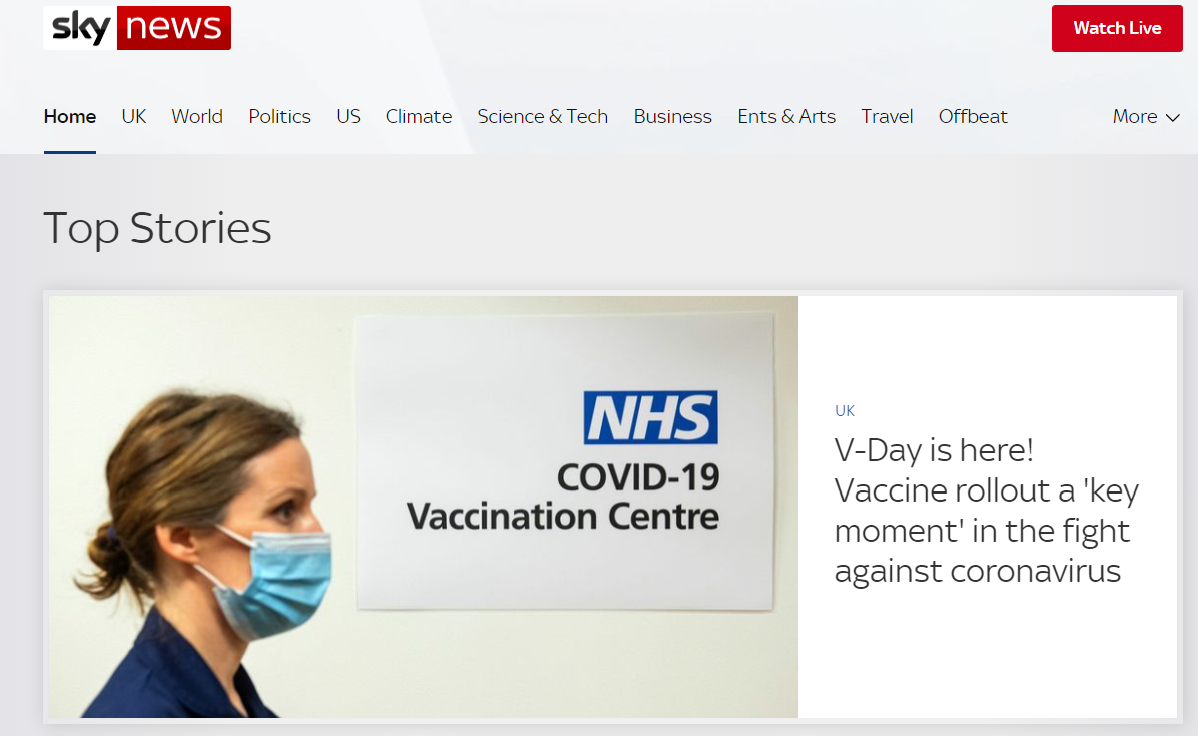 Image of the Day: Celebrating ‘V-Day’ in the UK : Moodie Davitt Report