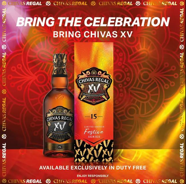 Pernod Ricard Global Travel Retail reveals channel-exclusive limited-edition Chivas XV Festive ...