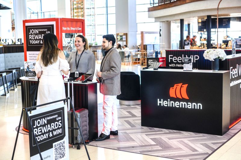 Heinemann & Me Loyalty scheme relaunches at Sydney Airport : Moodie Davitt Report