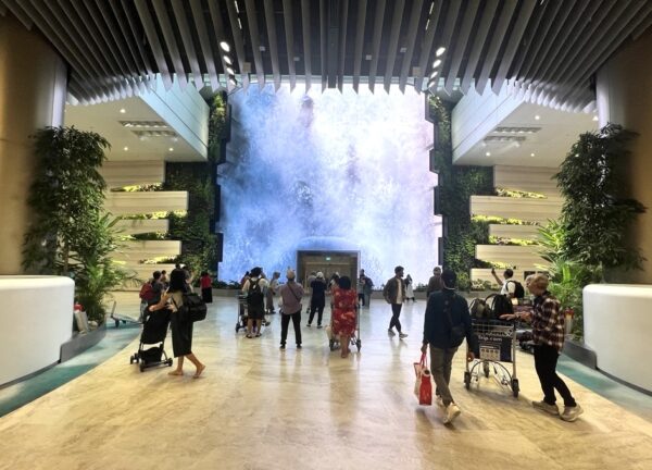 Image of the Day: Changi Airport’s captivating Wonderfall : Moodie ...