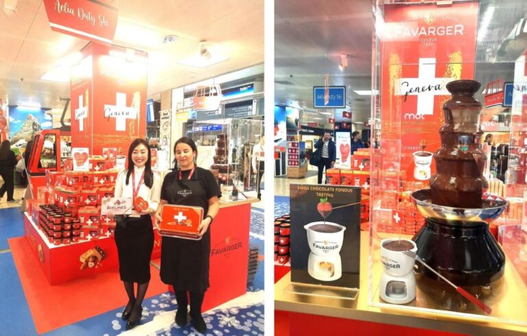 Maestrani presents Avelines gifting animations at Geneva and Zurich airports : Moodie Davitt Report