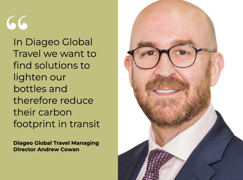 Diageo Global Travel and Gebr. Heinemann trial lighter-weight aluminium ...