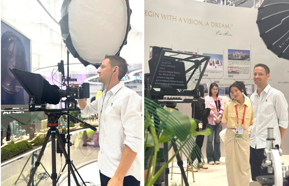 On location with The Moodie Davitt Report at the Hainan Expo : Moodie Davitt Report