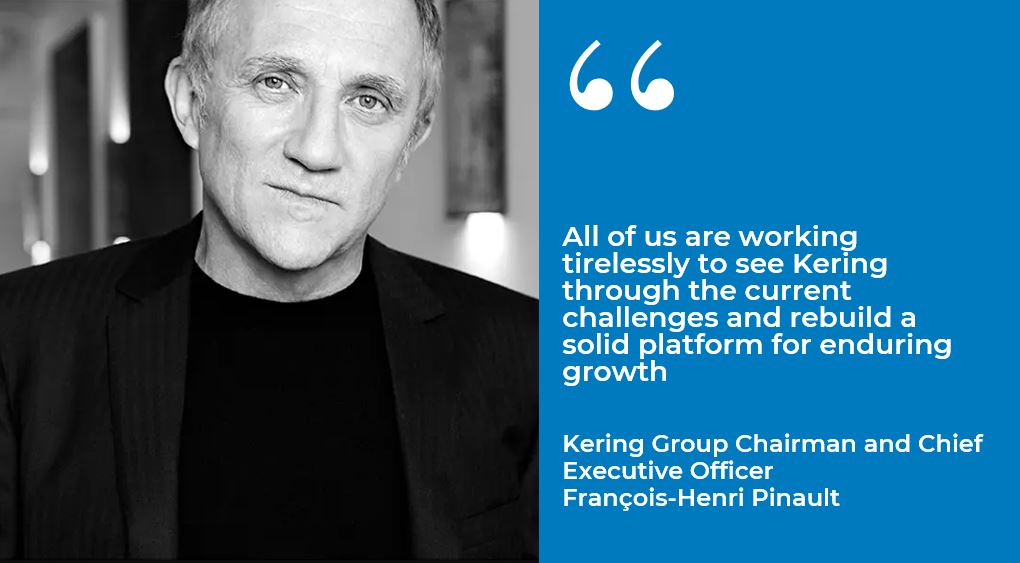 Kering Group’s first-half profits to tumble -40-45% as Q1 revenues slump; Kering Eyewear bucks ...