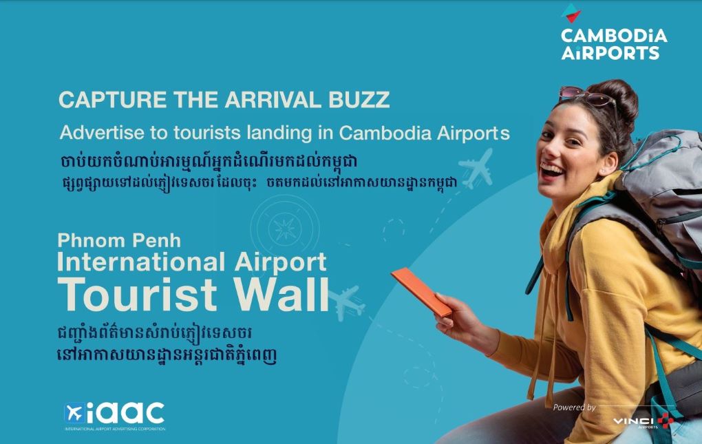 Cambodia Airports and IAAC unveil Tourist Information Wall at Phnom ...