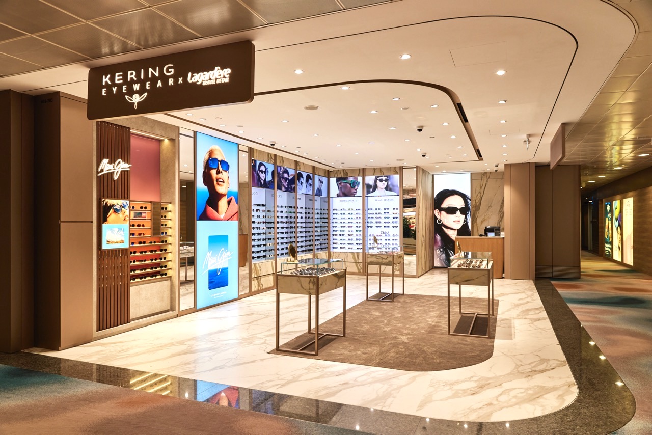 Lagardère Travel Retail and Kering Eyewear inaugurate debut standalone ...