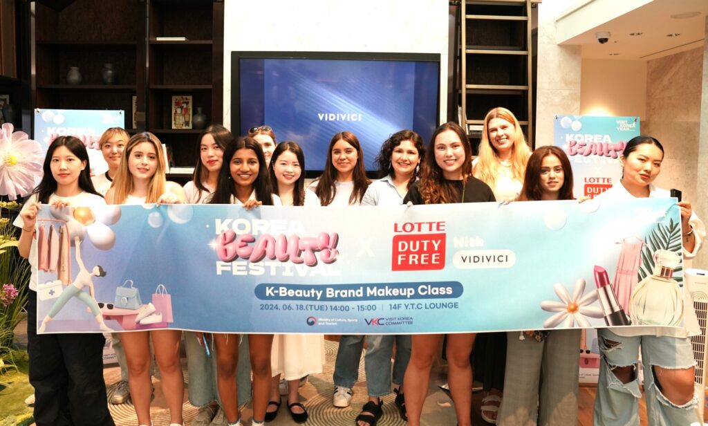 Lotte Duty Free opens experiential zone at Myeong-dong store to celebrate Korea Beauty Festival ...