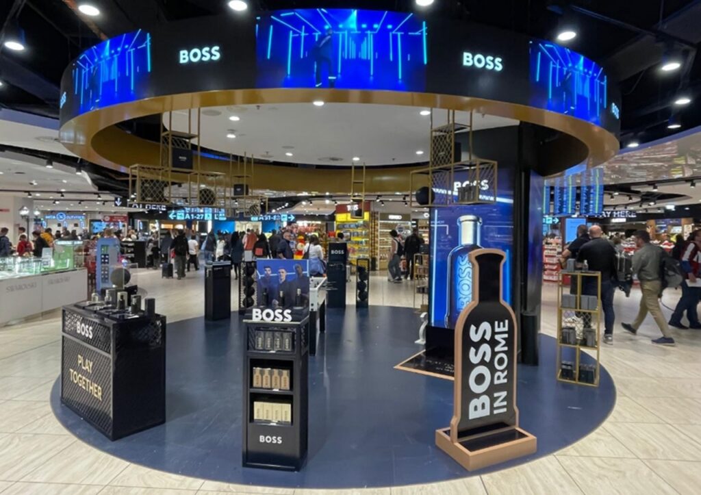Boss Triumph cross-category pop-up campaign takes travel retail by ...
