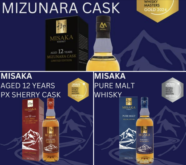 Misaka Japanese whisky wins big at World Whisky Masters 2024 : Moodie ...