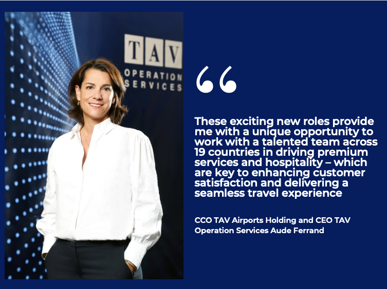 Aude Ferrand appointed CEO of TAV Operation Services and TAV Airports ...