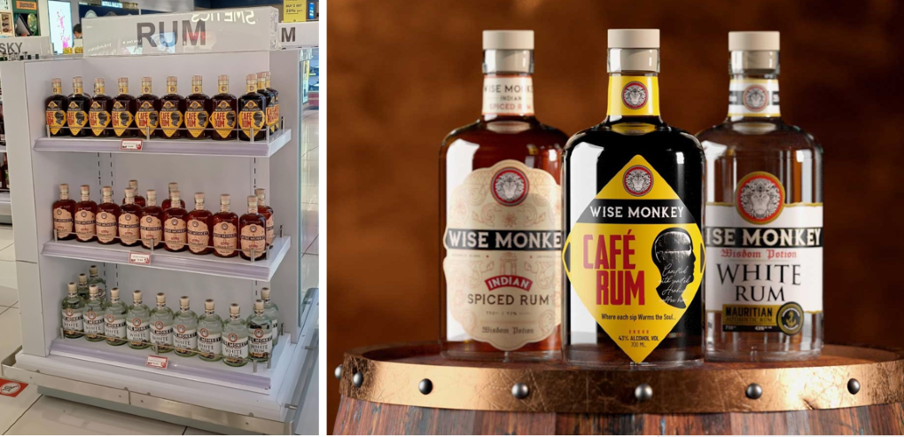 Hyderabad Duty Free adds Wise Monkey rum to spirits line-up : Moodie ...