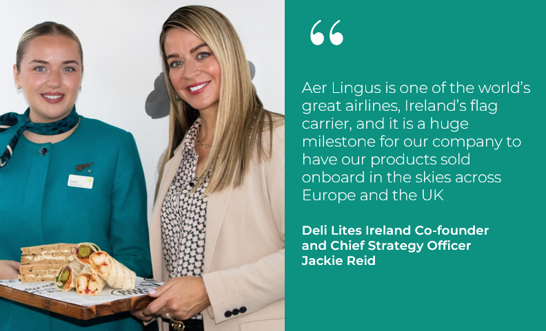 Deli Lites Ireland partners with Aer Lingus and Retail in Motion for ...