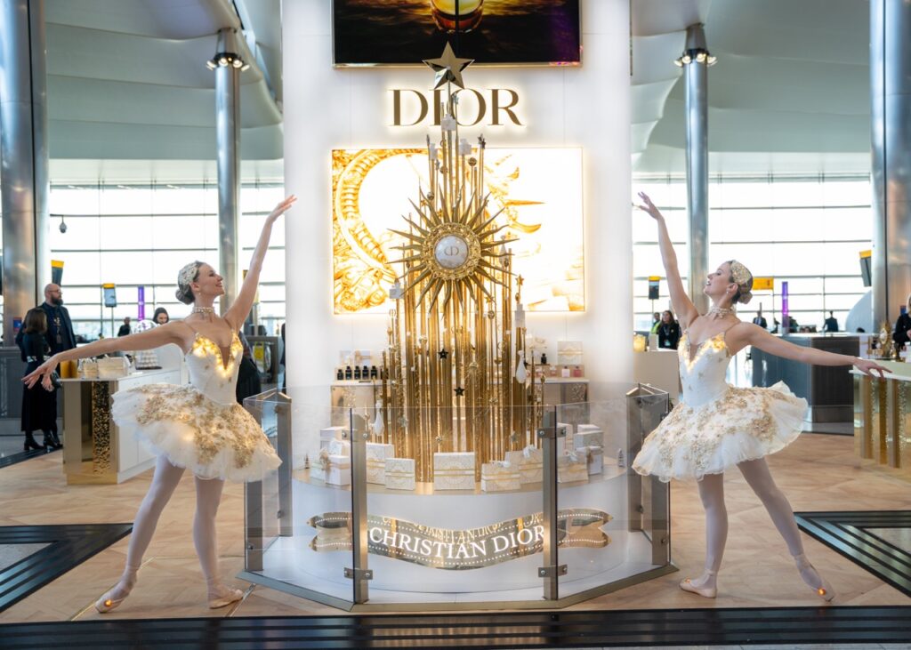 Exclusive: Dior ‘Ball of Dreams’ brings festive magic to Heathrow ...